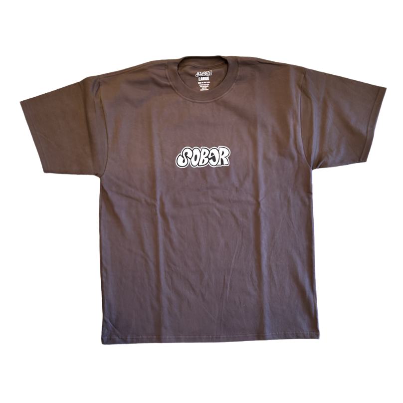 Sober Graff Logo Tee – Brooklyn Projects